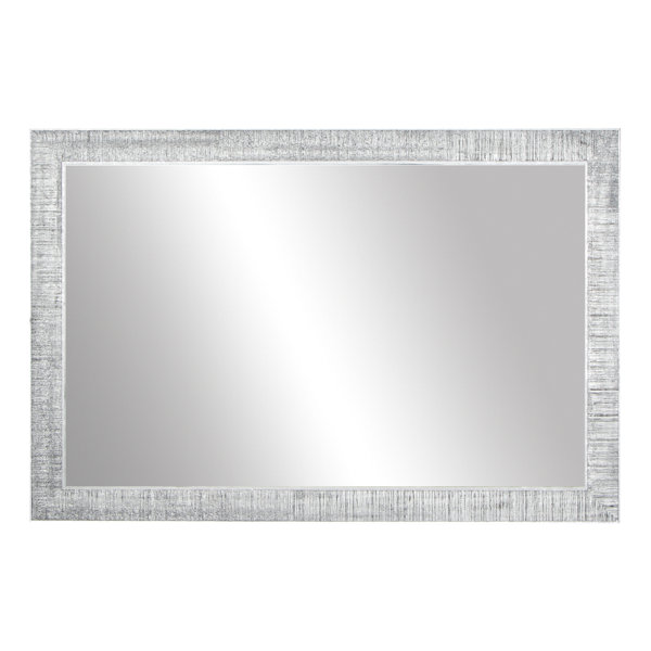 Sand & Stable Corvallis Wood Framed Wall Mirror with Safety Backing Ideal for Bathroom Mirror ...